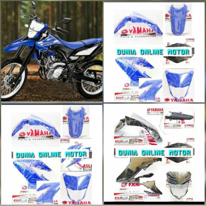 Jual FULL BODY HALUS 7 PCS WR 155 HITAM BIRU PART ASLI ORIGINAL DARI ...