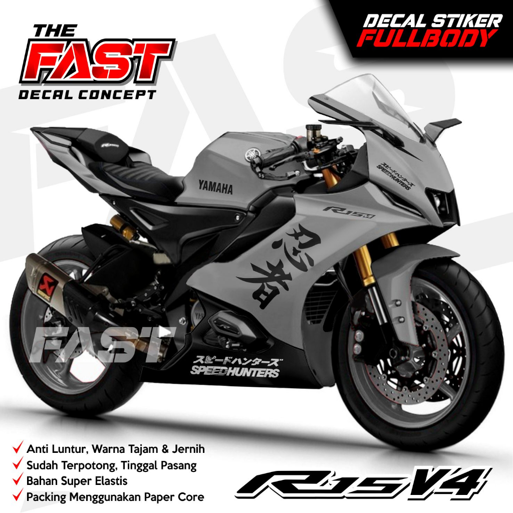Jual Decal Stiker R15 V4 Full Body racing japan Sticker Striping ...