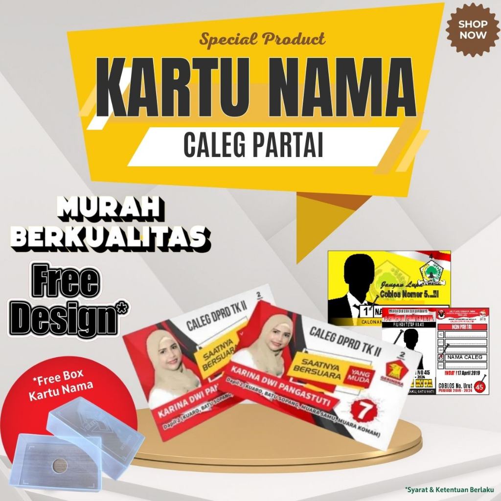 Jual CETAK KARTU NAMA PARTAI | KARTU NAMA CALEG | KARTU NAMA MURAH ... Jual CETAK KARTU NAMA PARTAI | KARTU NAMA CALEG | KARTU NAMA MURAH ...