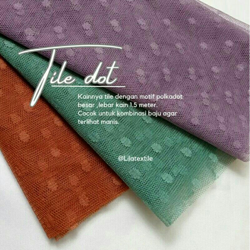 Jual BAHAN KAIN TILE DOT | Shopee Indonesia