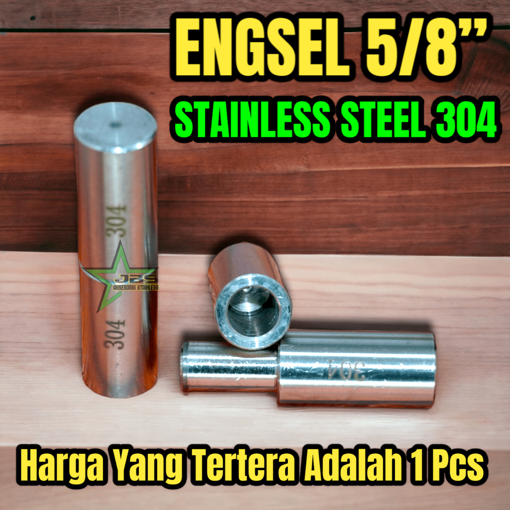 Jual ENGSEL BUBUT 5/8" INCH SUS 304 STAINLESS STEEL | Shopee Indonesia