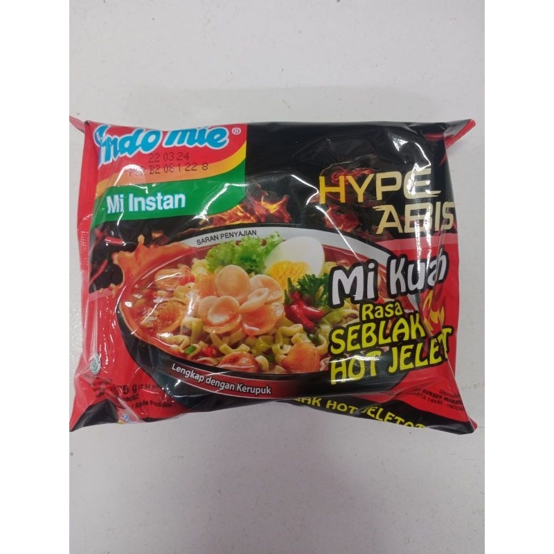 Jual Indomie Hype Abiz rasa Seblak Hot Jeletot spm | Shopee Indonesia