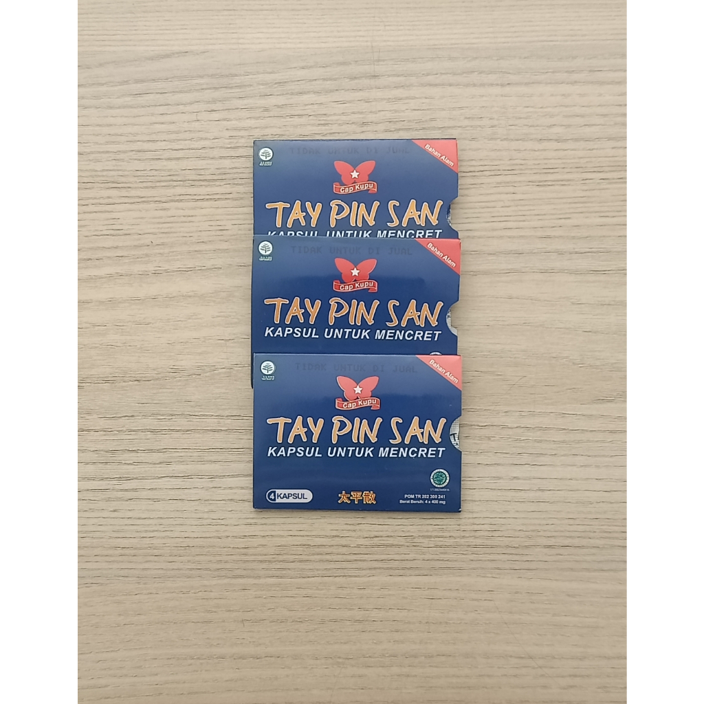 Jual Tay Pin San kapsul - obat diare dan sakit perut - per strip ...