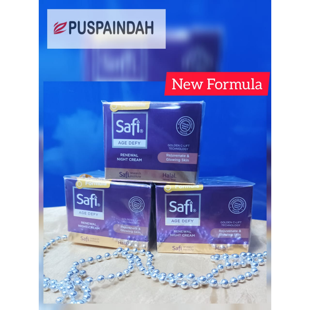 Jual SAFI AGE DEFY RENEWAL NIGHT CREAM 40g ( New Formula) | Shopee ...