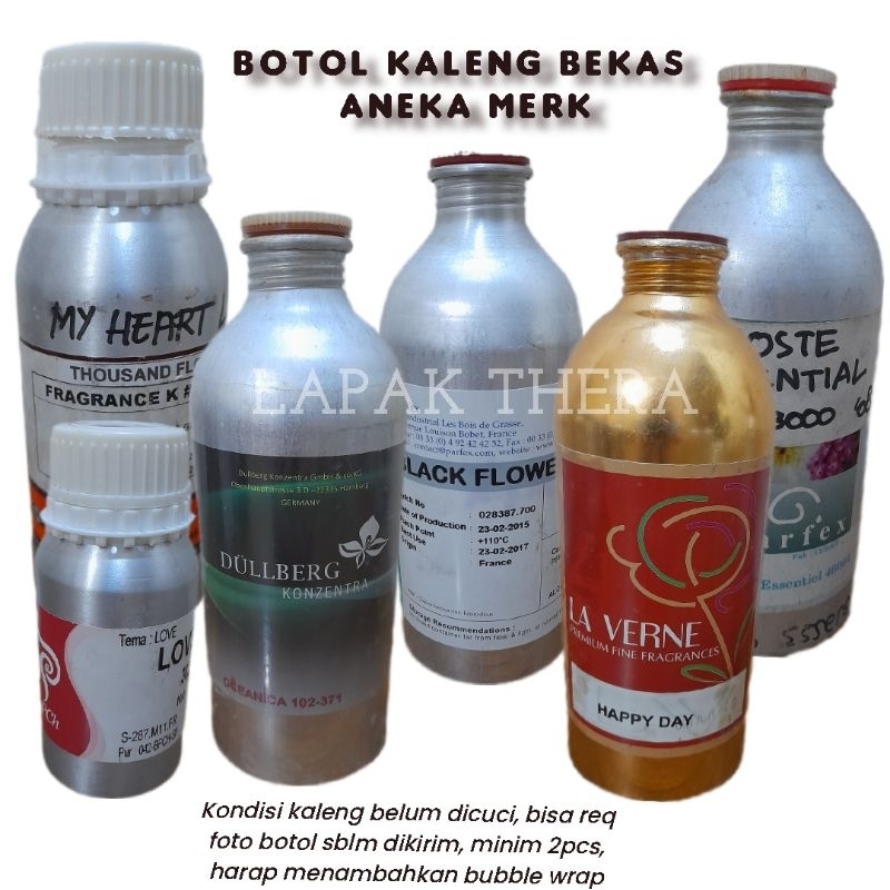 Jual 21. Botol Aluminium Bekas 500ml/Botol Kaleng Bekas Bibit Parfum ...