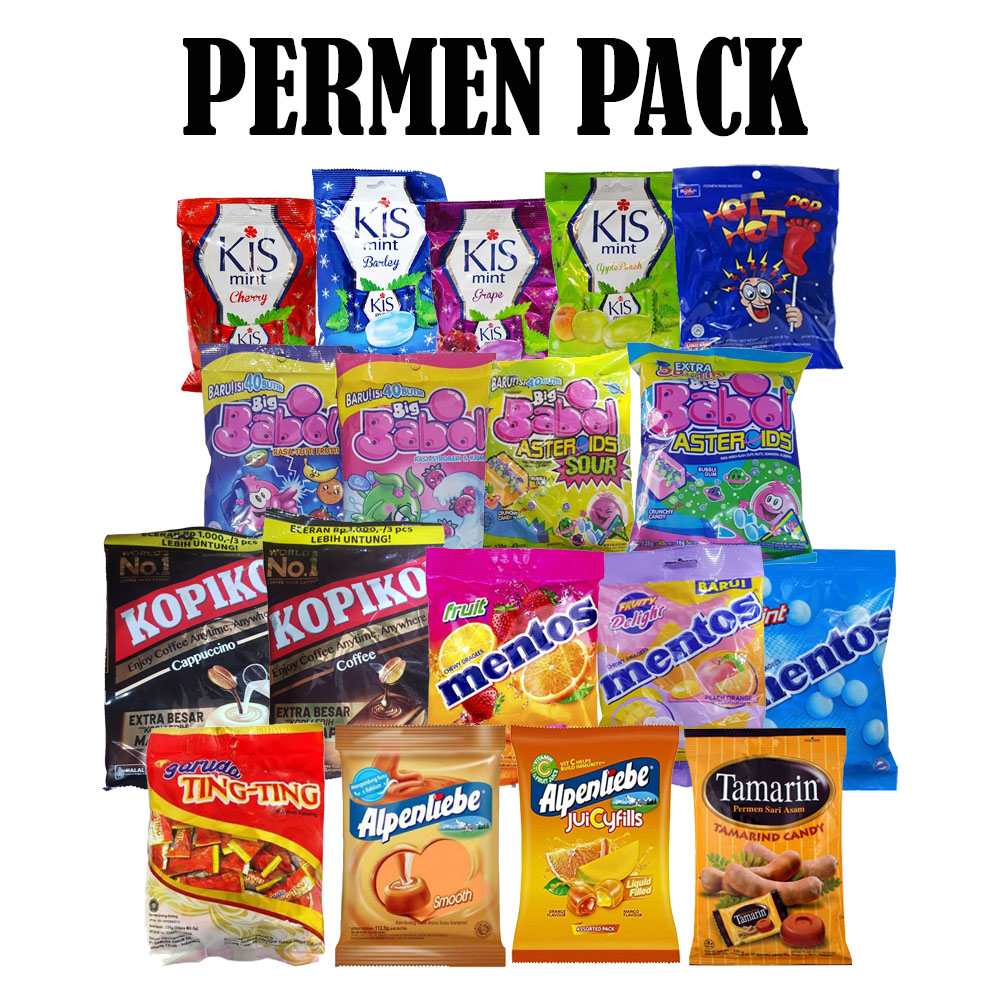 Jual PERMEN PACK MENTOS / KIS / BIG BABOL / KOPIKO / HOT POP ...