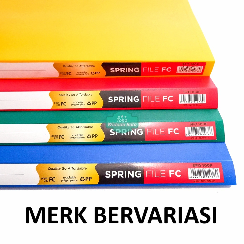 Jual 1 BUAH Map Spring File Snail Hecter Folio (Biru Merah Hijau Kuning ...