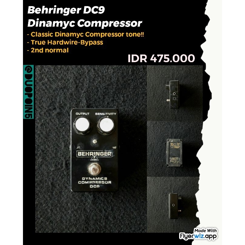 Jual Behringer DC9 Dynamic Compressor | Shopee Indonesia