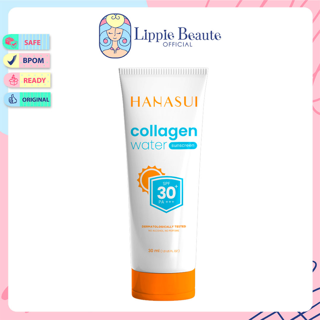 Jual HANASUI - Collagen Water Sunscreen SPF 30+ PA+++ 30 ml | Shopee ...