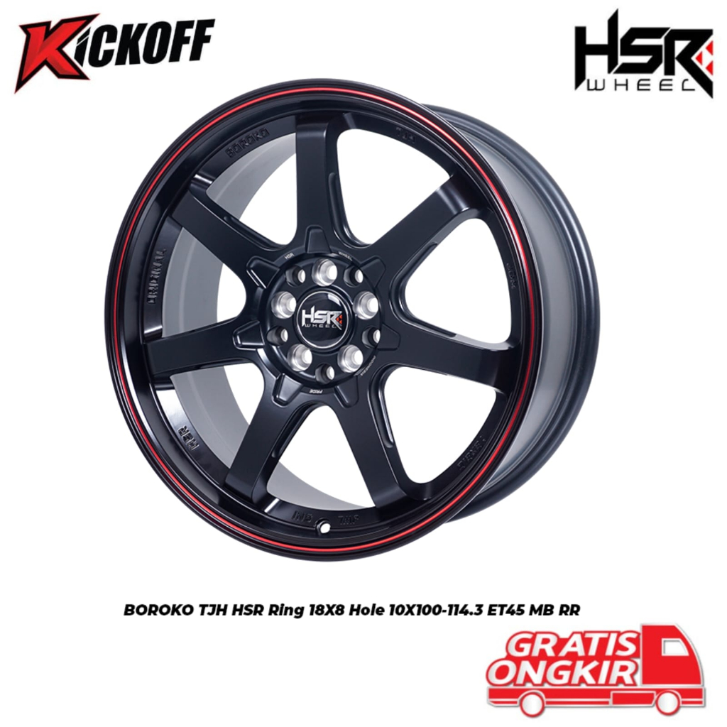 Jual Velg Racing HSR Ring 18 Buat Innova Xpander Rush Terios Velfire Juke Elgrand DLL | Shopee ...