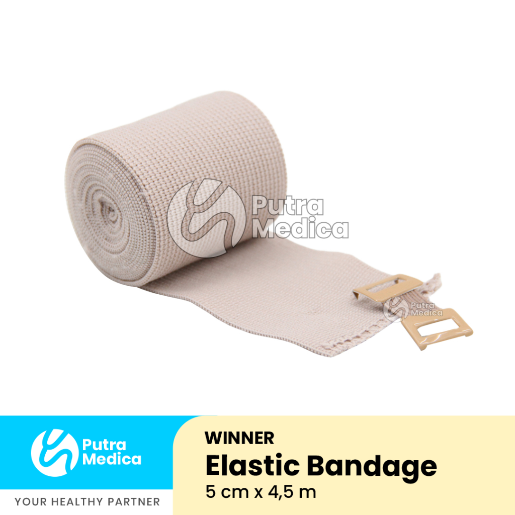 Jual Winner Elastic Bandage 5cm x 4,5m / Perban Coklat Elastis / Verban ...