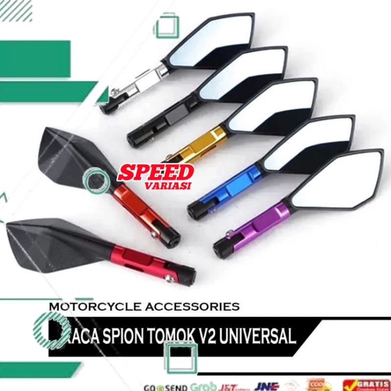 Jual spion tomok v2 kac spion variasi spion tomok full cnc spion nmax ...
