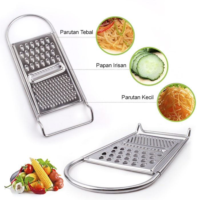 Jual Parutan Stainless Multifungsi / Serbaguna / Parutan Kelapa Sayur ...