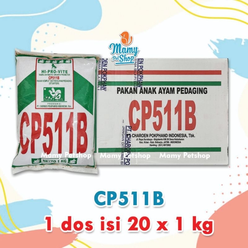 Jual HI-PRO-VITE CP511B HIPROVIT PAKAN ANAK AYAM PEDAGING 1 DOS ISI 20 ...