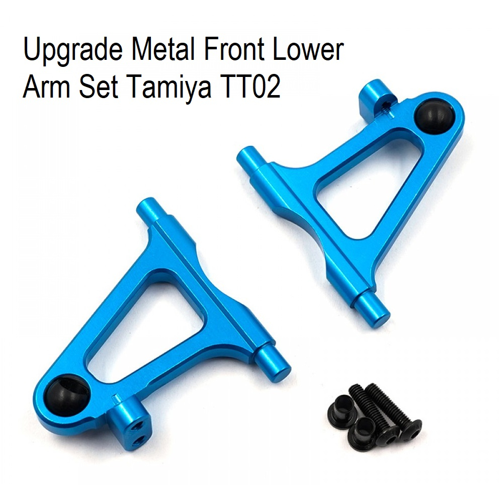 Jual Upgrade Metal Front Lower Arm Set Tamiya TT02 Part | Shopee Indonesia
