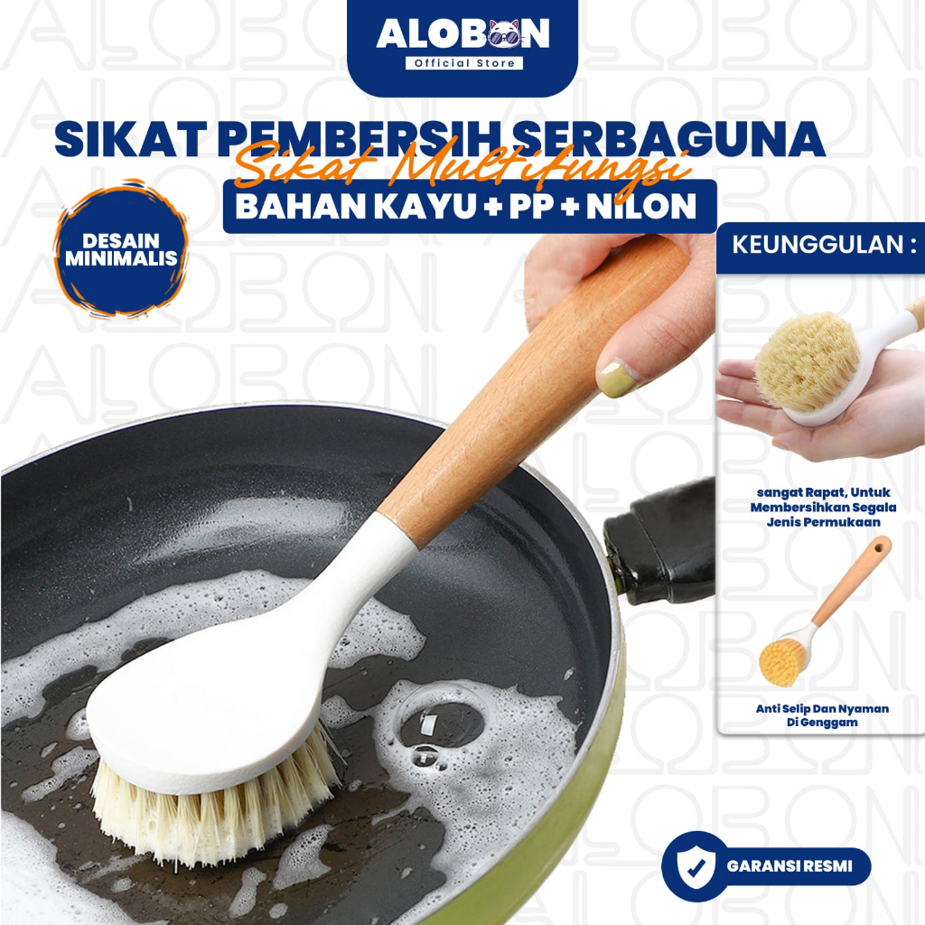 Jual ALOBON Sikat panci Sikat Dapur Cuci Piring Pembersih/Kitchen Brush ...