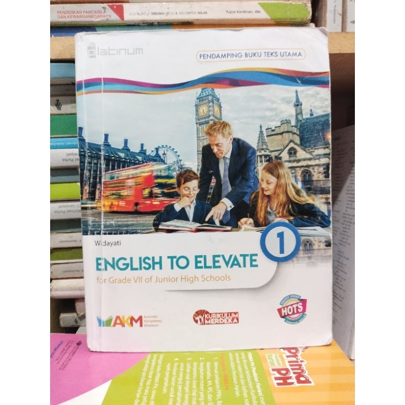 Jual BUKU BAHASA INGGRIS/ENGLISH TO ELEVATE 1/UNTUK KELAS 7/VII/1 SMP MTS PLATINUM/AKM | Shopee ...