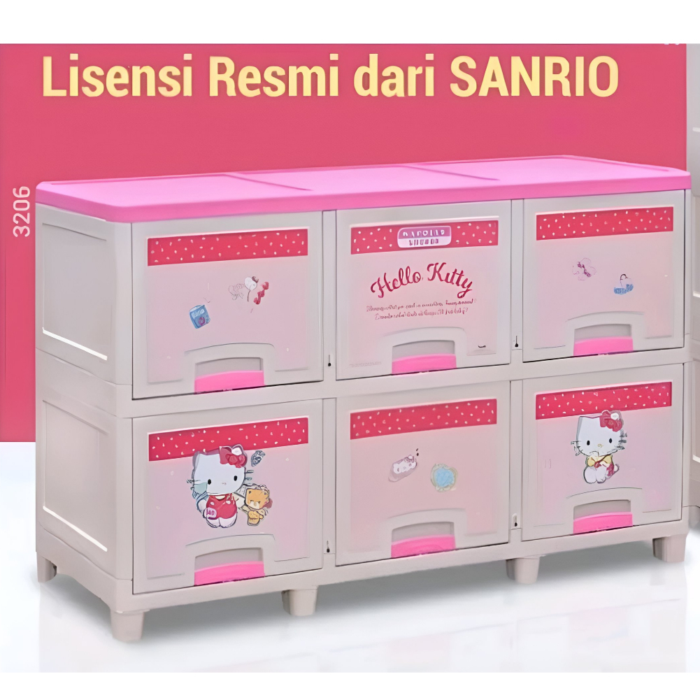 Jual Locker Box Napolly 3206 - Lemari Plastik Rak Serba guna Pakaian 6 ...