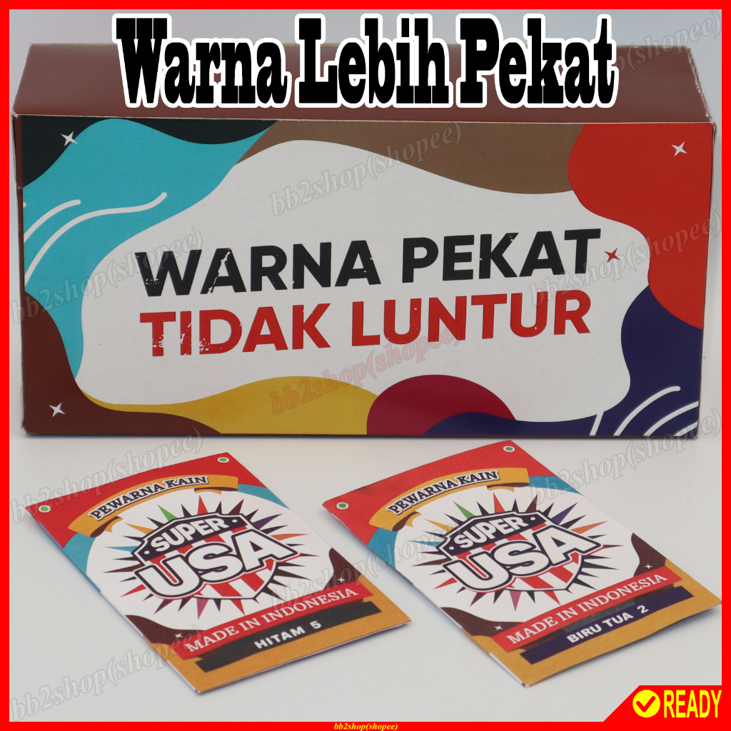 Jual SUPER USA PEWARNA KAIN PAKAIAN CELANA WENTER WARNA LEBIH PEKAT ...