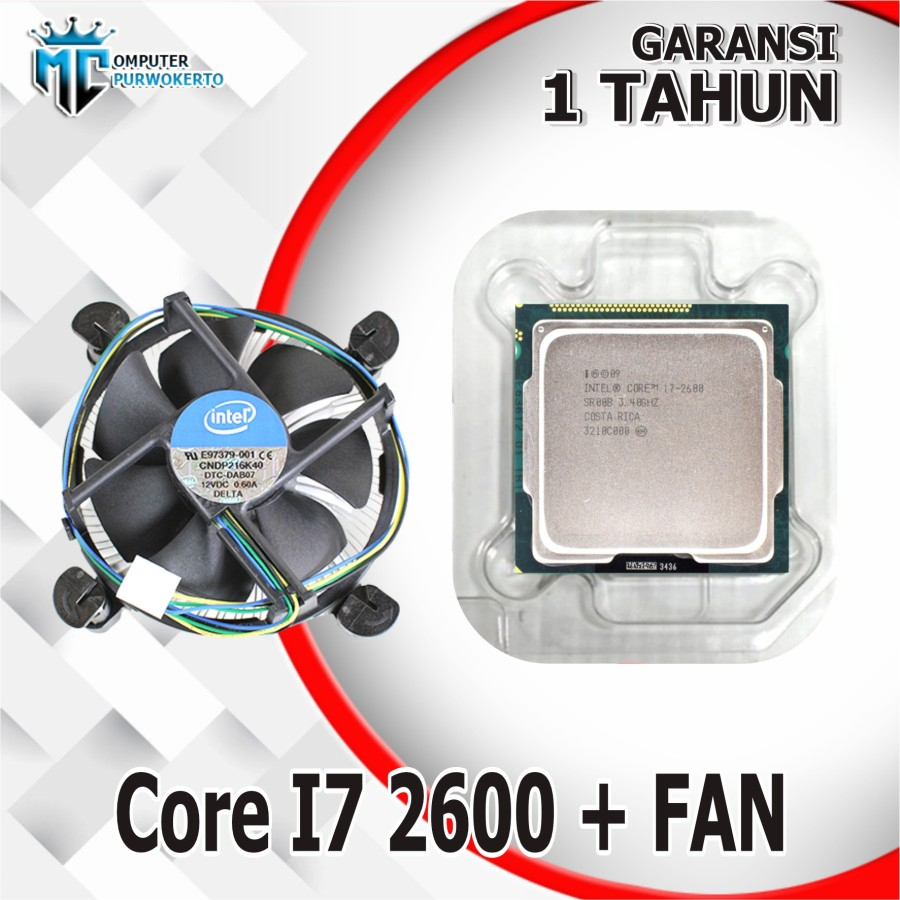 Jual Prosessor Intel Core i7-2600 + Fan | Shopee Indonesia
