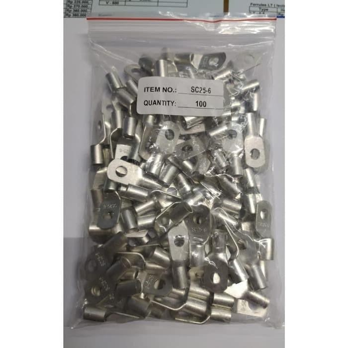 Jual Skun Kabel SC-25 Tembaga doff Scun Cable LUG Dove PANEL sc-25-6 ...