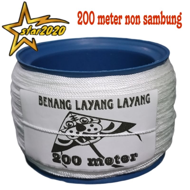 Jual BENANG SUPER Layangan -+200 meter cap HARIMAU untuk layangan JUMBO ...