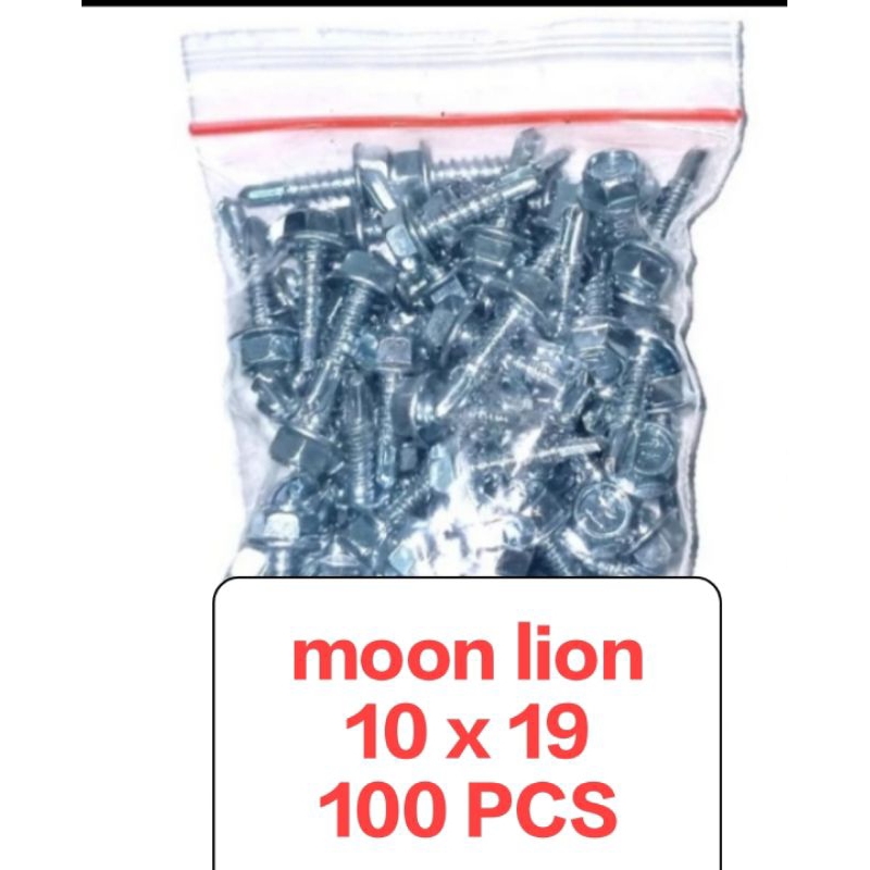 Jual Baut Baja Ringan Moon Lion 10x19 Isi 100 PCS | Shopee Indonesia