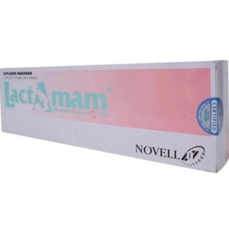 Jual Lactamam Box isi 60 Kapsul Membantu Melancarkan Air Susu Ibu ...