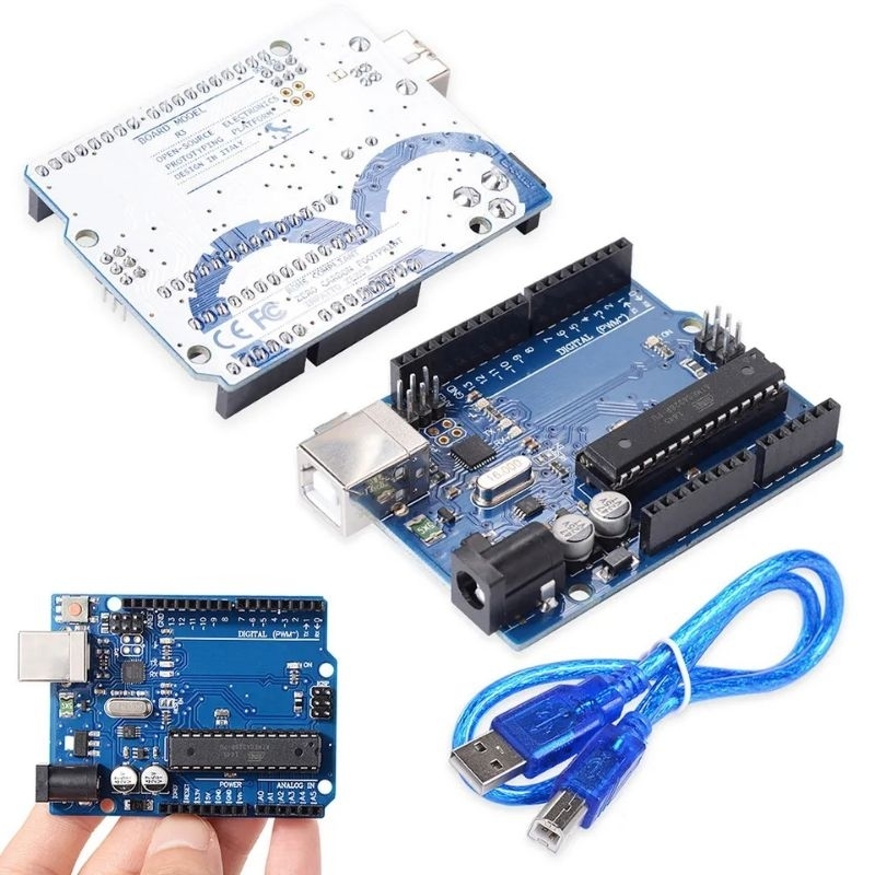 Jual Arduino Uno R3 DIP Atmega 328 + Kabel USB 50Cm | Shopee Indonesia