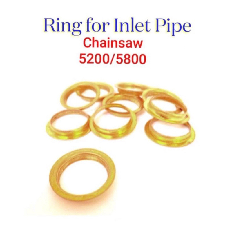 Jual Cincin ring inlet pipe karburator carburetor chainsaw 5200 5800 V ...