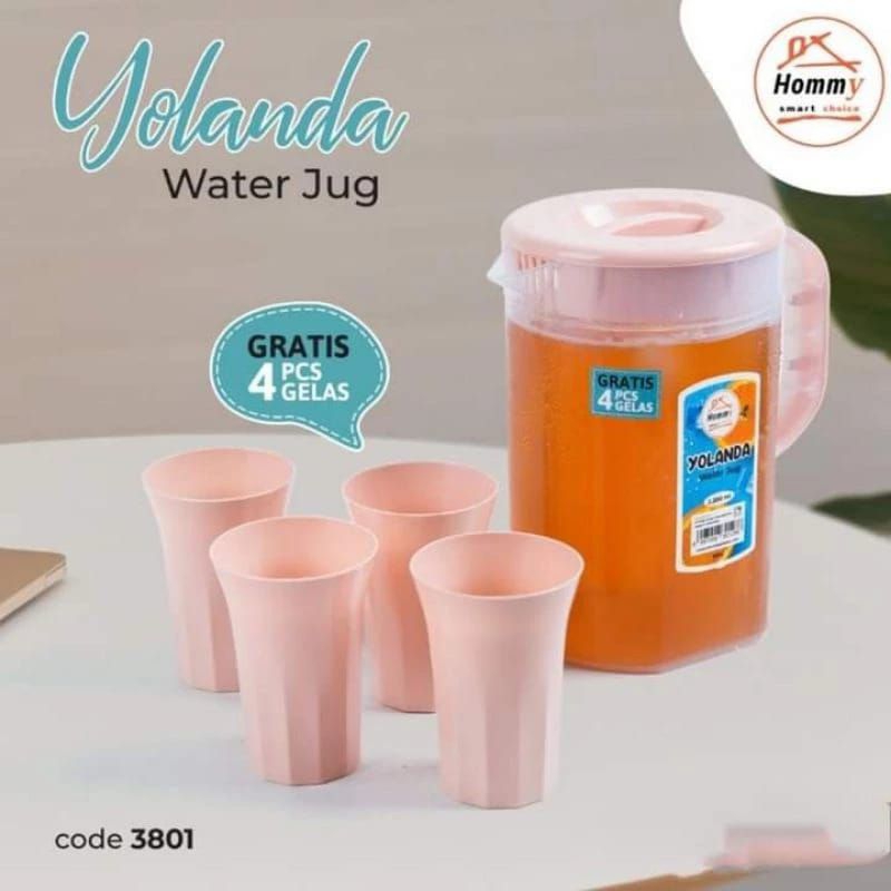 Jual Eskan Teko Set Gelas Yolanda | Shopee Indonesia
