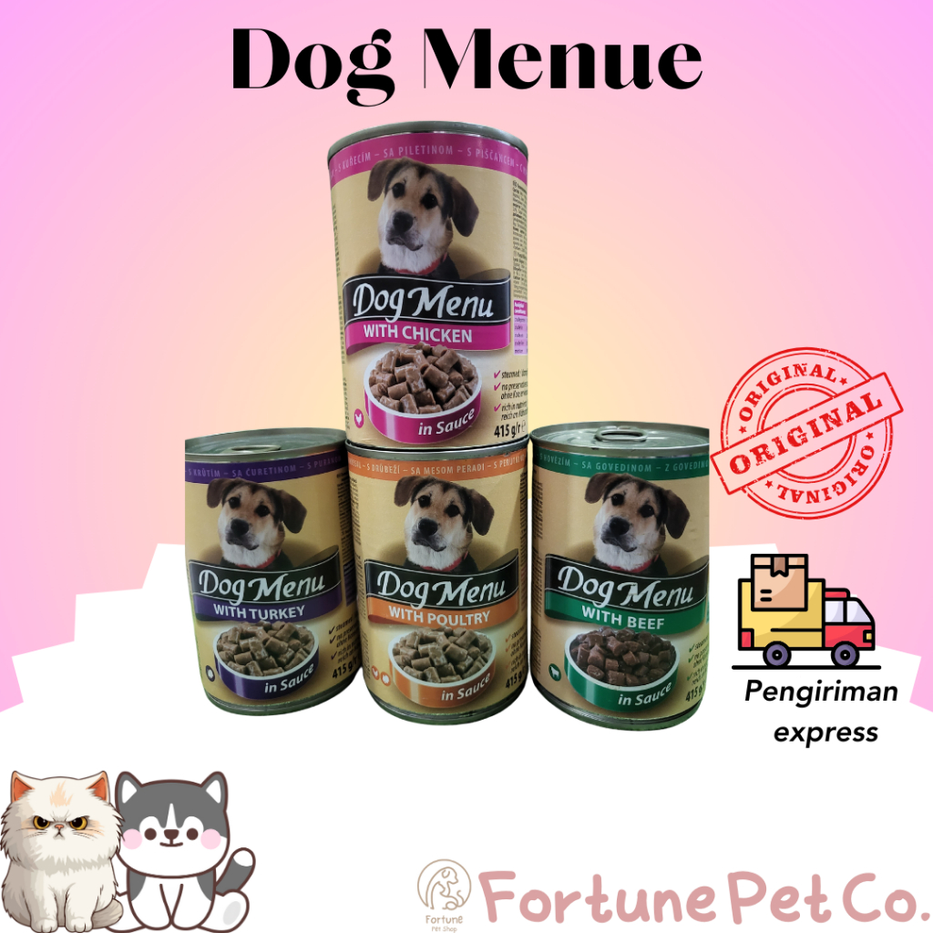 Jual Dog Menue 415 gram - Makanan Anjing Kaleng - Dog Food Kaleng ...