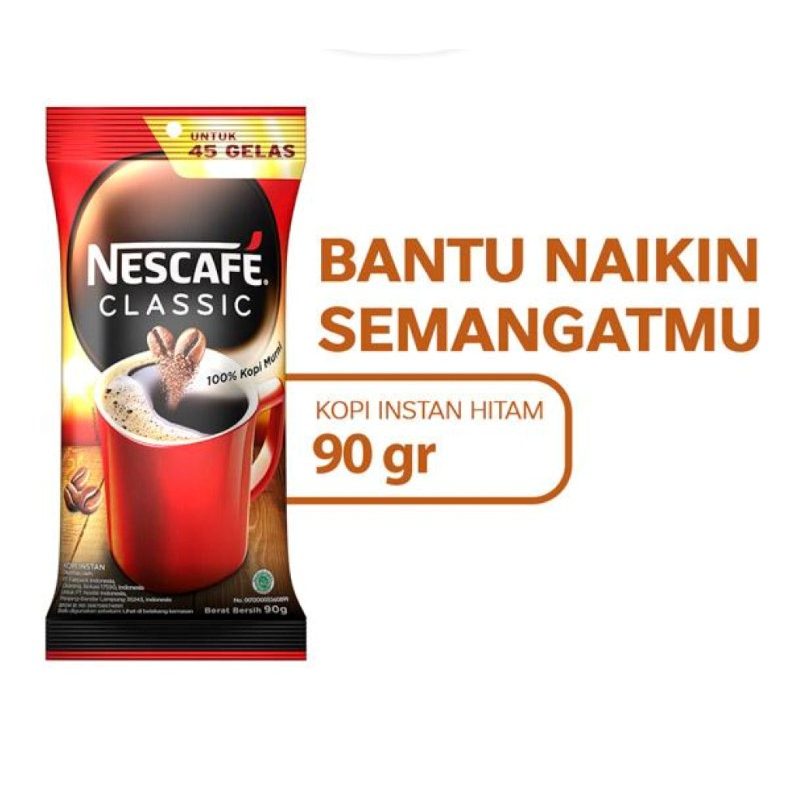 Jual NESCAFE KOPI CLASSIC BAG ERA 90GR | Shopee Indonesia