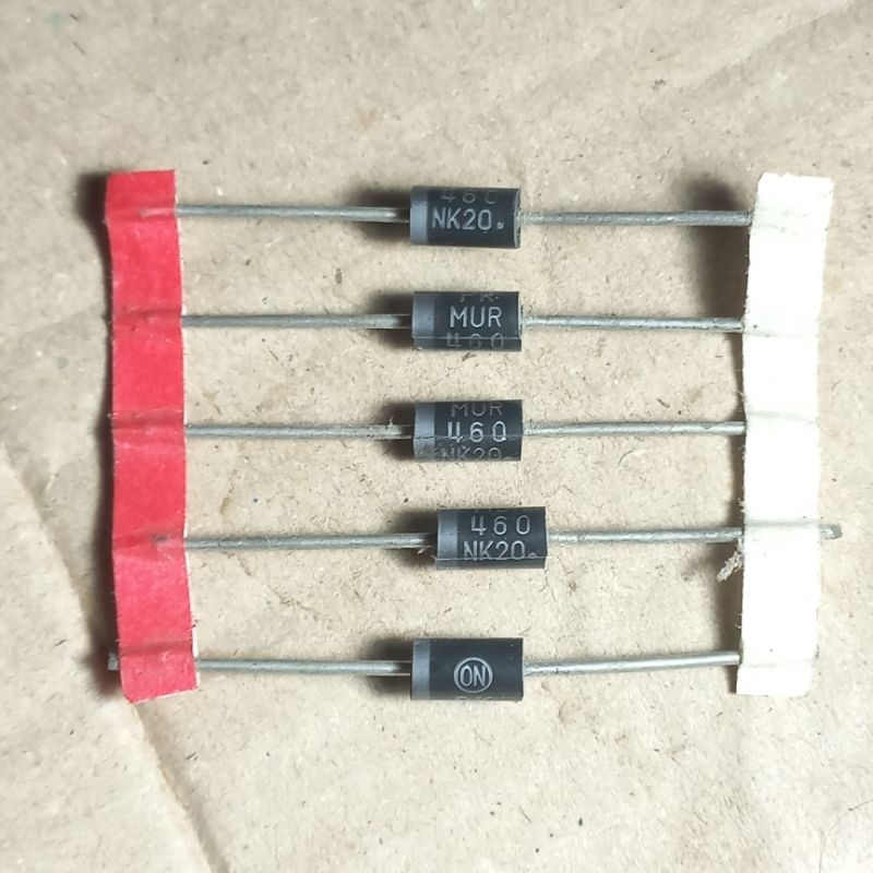 Jual DIODA ULTRAFAST MUR460 DIODE MUR 460 original on semi class D | Shopee Indonesia
