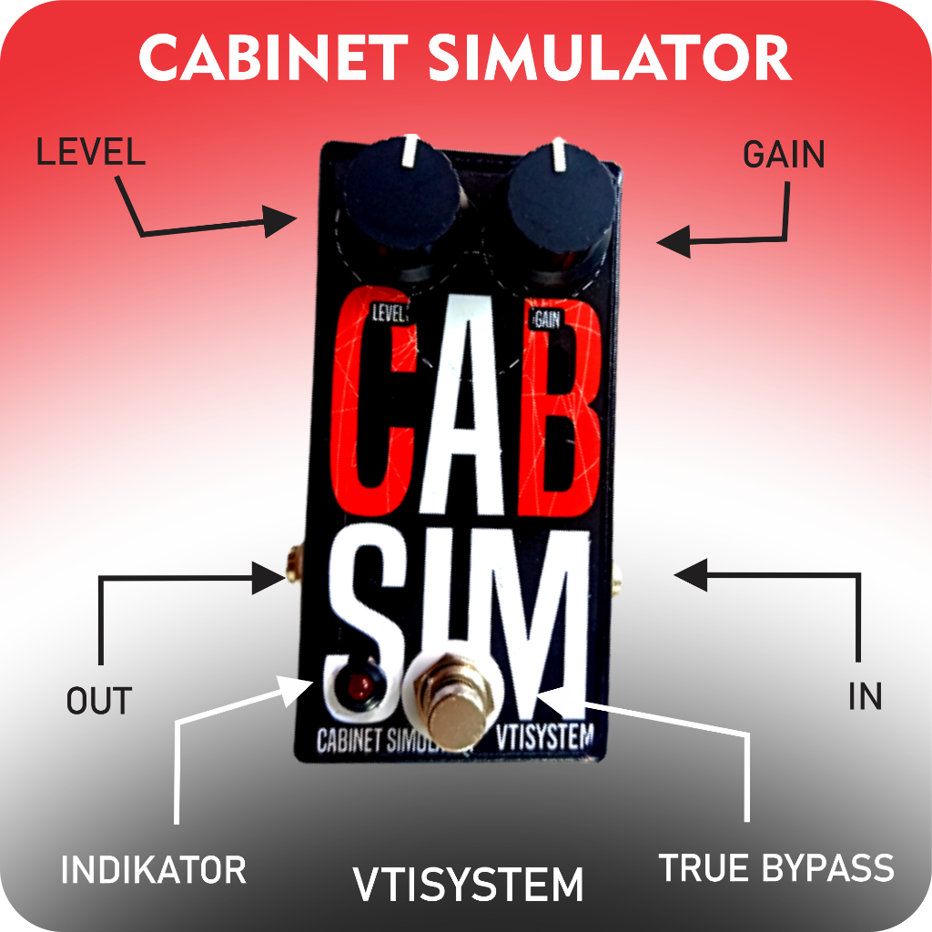 Jual Cabsim Cabinet Simulator Efek Gitar VTISYSTEM | Shopee Indonesia