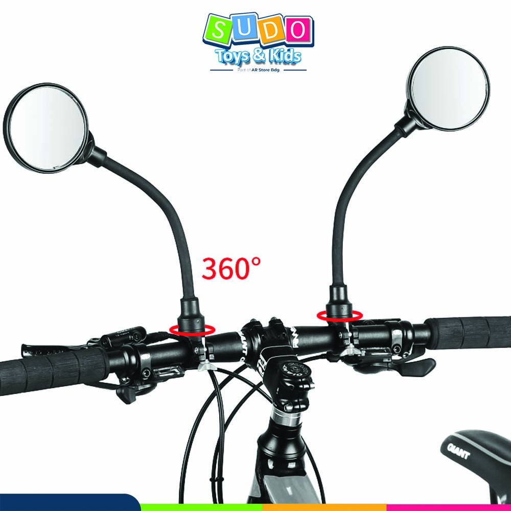 Jual Kaca Spion Sepeda Anak 360 Derajat Adjustable Model Bulat Cembung ...