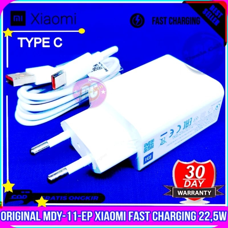 Jual Charger Xiaomi Type C ( 22.5Watt ) Fast Charging ORIGINAL 100% MDY-11-EP 12W CASAN XIAOMI ...