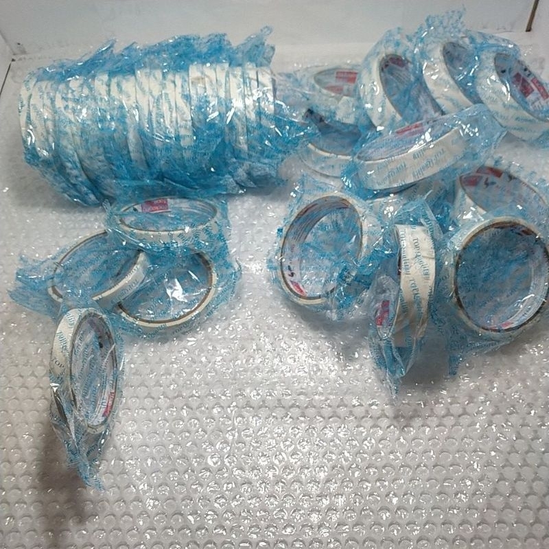 Jual Isolasi doble tape besar 24mm dan kecil 12mm | Shopee Indonesia