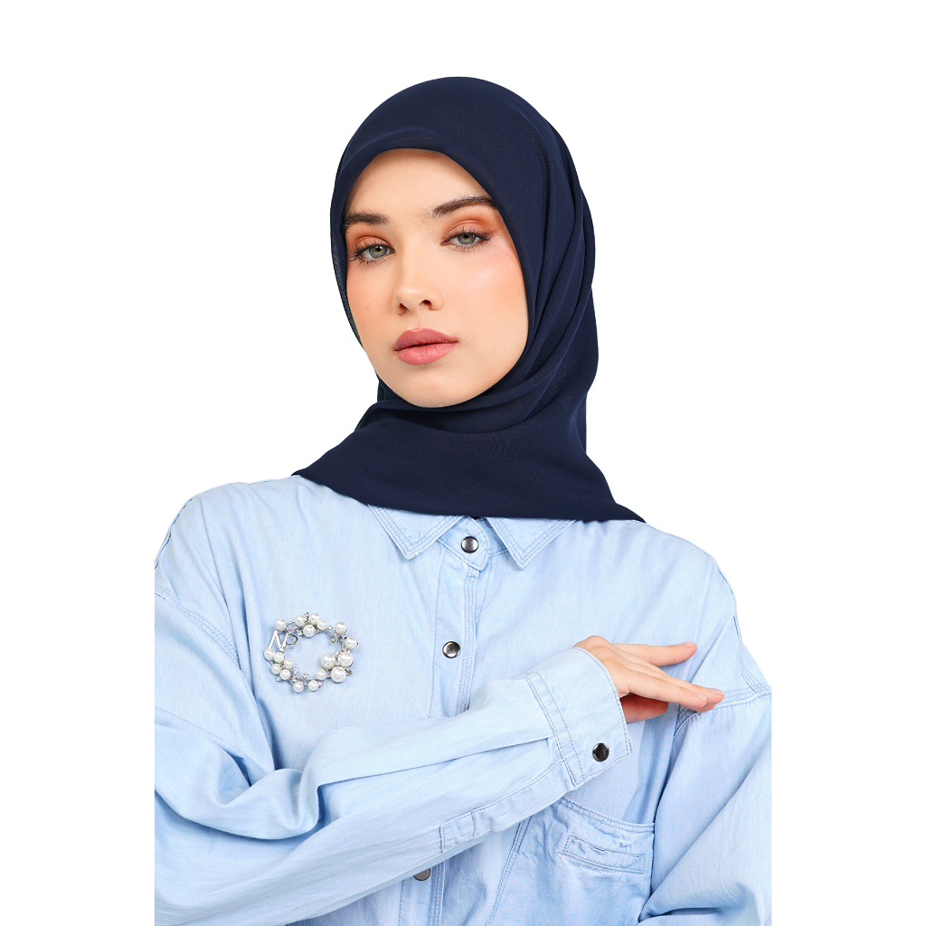 Jual Nada Puspita - Nada Daily Scarf - Medieval Blue | Shopee Indonesia