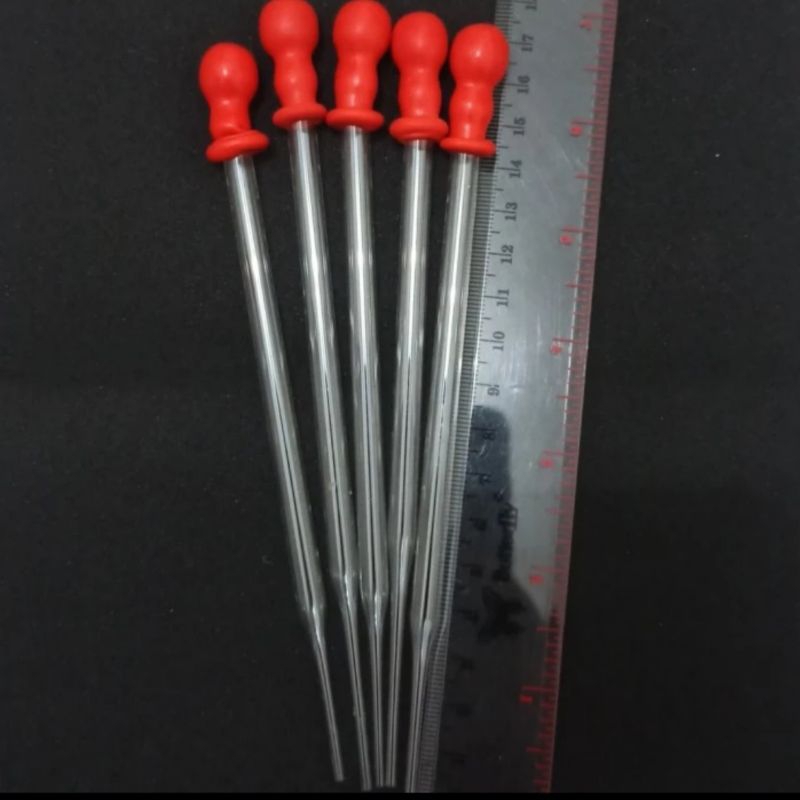 Jual Pipet tetes kaca panjang pendek isi 100 pcs | Shopee Indonesia