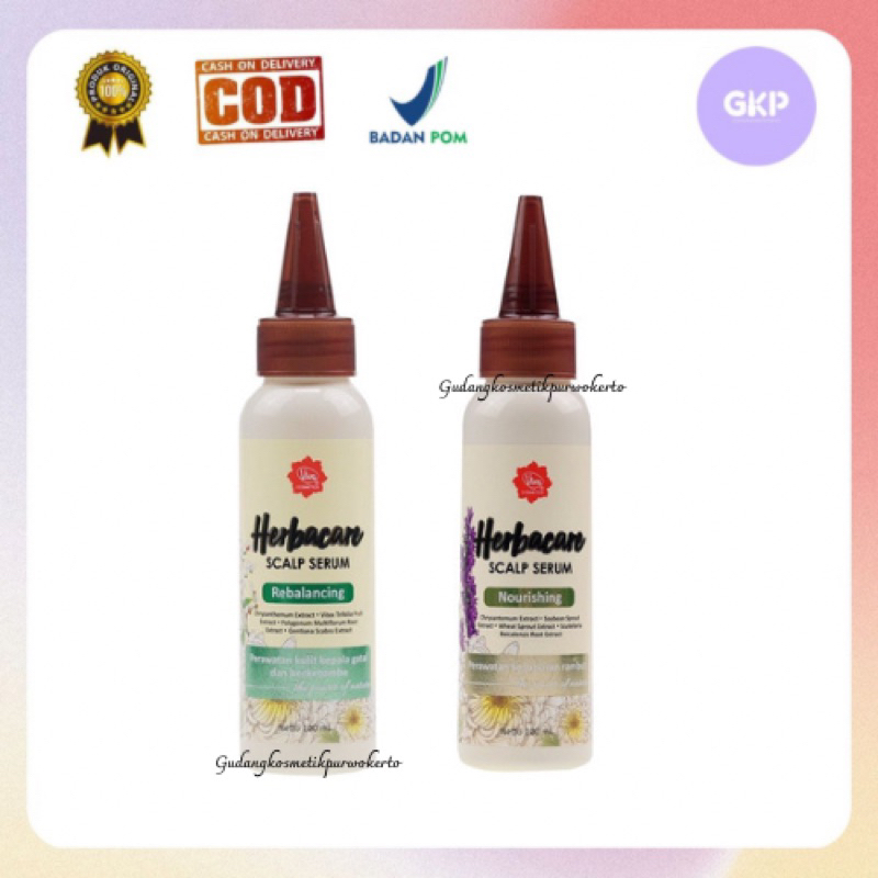 Jual Viva Herbacare Scalp Serum - 100 ml (Tersedia 2 Varian: For Normal ...