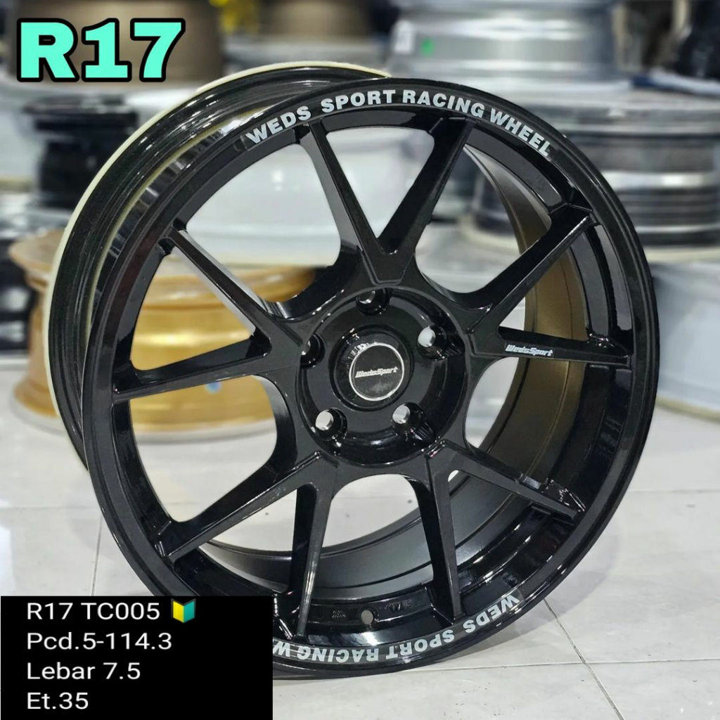 Jual velg wedssport r17 untuk ertiga civic hrv terios xpander innova ...
