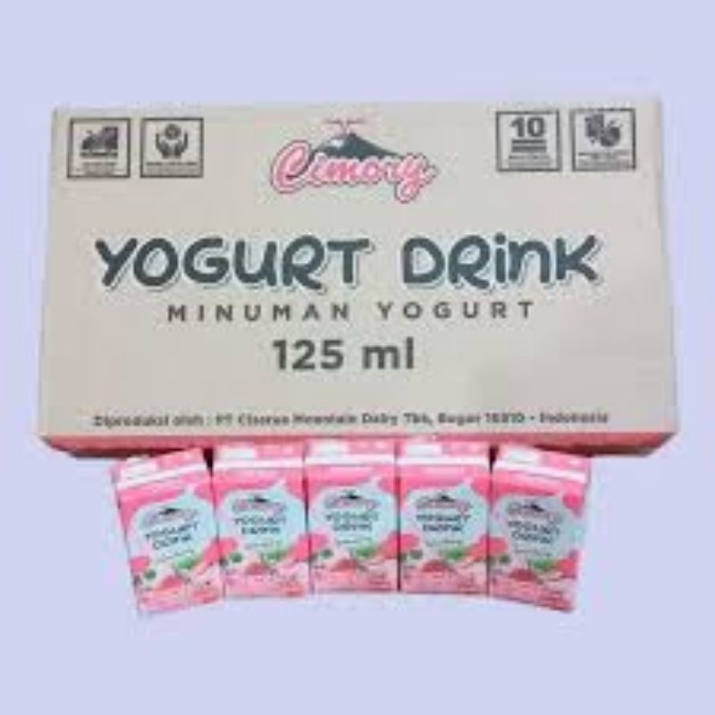 Jual cimory yogurt drink 125 ml strawberry blueberry mixed fruit | Shopee Indonesia