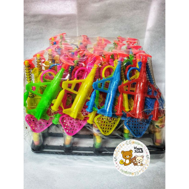 Jual Permen Cemilan Snack Jadul Mainan Pesawat Tempur Terbang (isi 30 ...