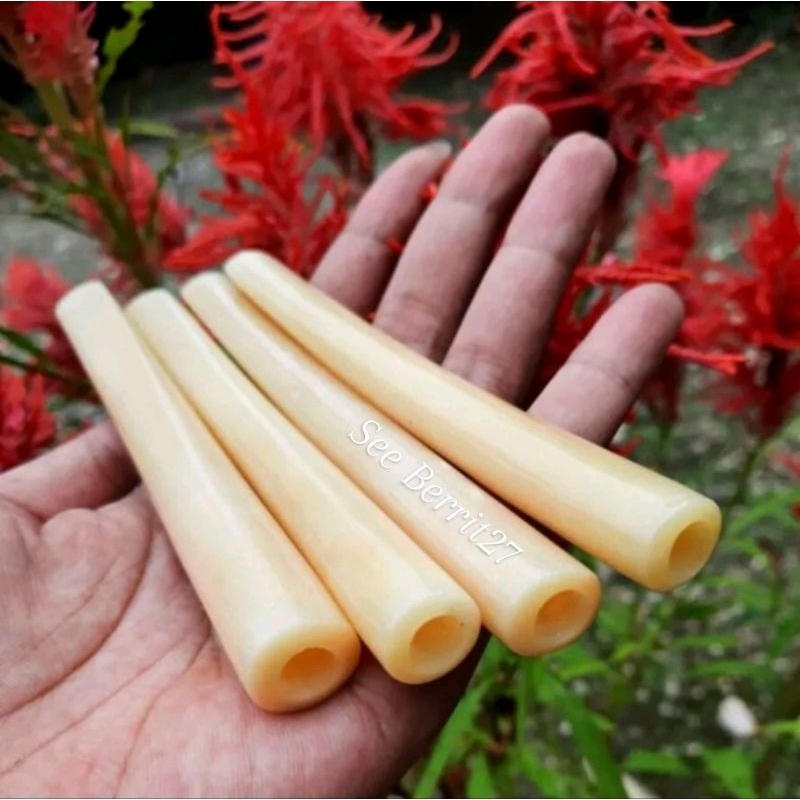 Jual sedotan once pipa pipo pipe tulang sapi kristal gading | Shopee ...