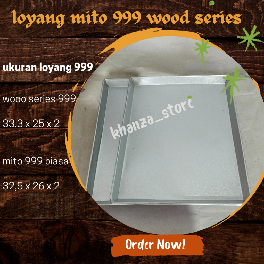 Jual loyang tray loyang oven mito wood series 999 loyang oven listrik ...