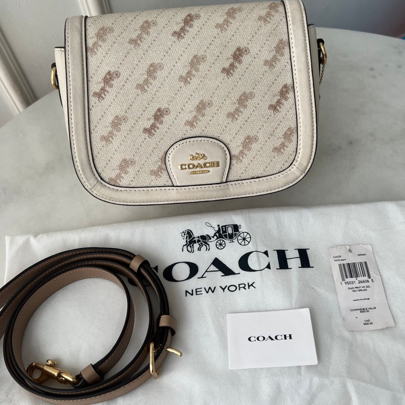 Jual coach saddle bag butik authentic | Shopee Indonesia