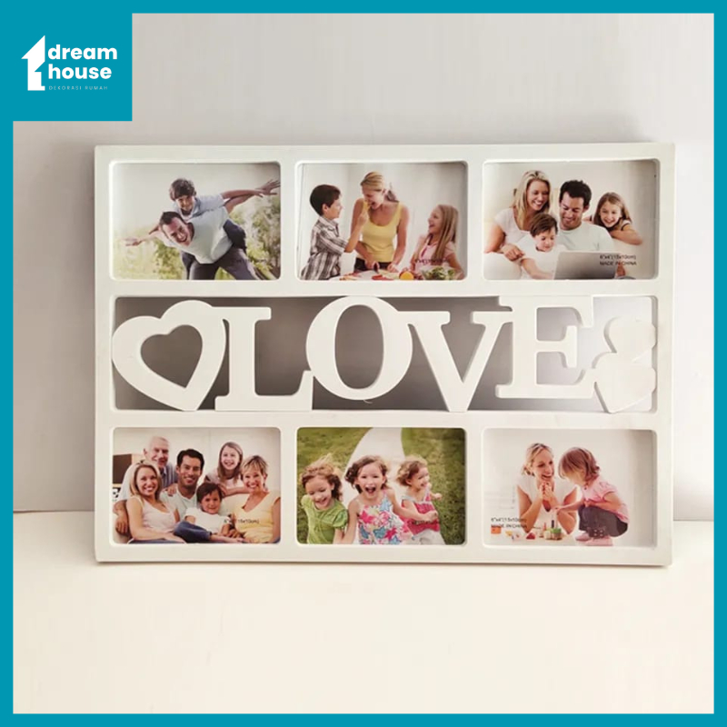 Jual Bingkai Foto Tempel Dinding Tanpa Paku Aesthetic Fancy Frame Foto Pigura Figura Photo Besar ...