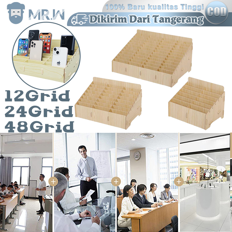 Jual Rak Tempat Hp 12/24/48 Susun Management Box Cell Phone Multifungsi ...