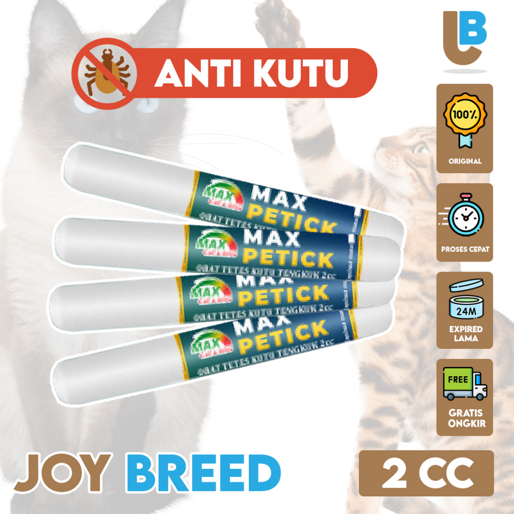 Jual OBAT ANTI KUTU KUCING TETES MAX PETICK 2CC OBAT TETES KUTU KEMASAN ...